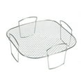 Stainless Steel Air Fryer Rack Basket Square Grill Rack Air Fryer Accessories