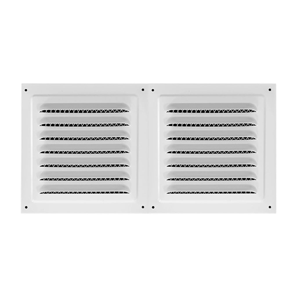 Stainless Steel Air Outlet Vent Louver Grille Cover with Screen Mesh ...