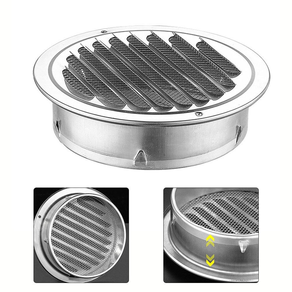 VIVOSUN Metal Air Ventilation & Extraction For Hydroponics Stainless ...