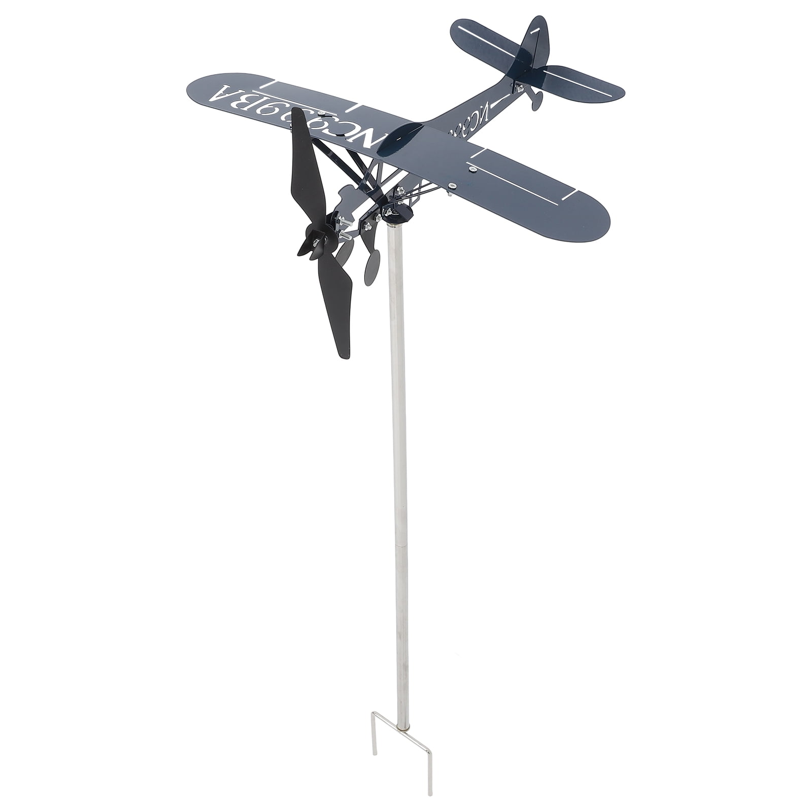 Stainless Steel Airplane Wind Spinner Weather Vane Indicator Roof ...