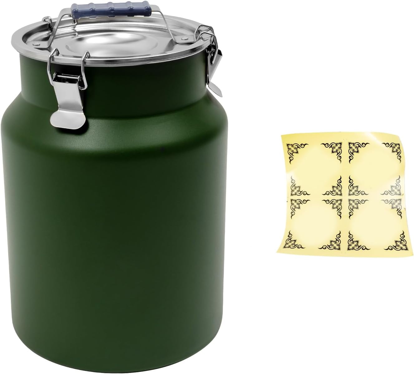 Stainless Steel Airtight Canister,12L/3.17gal Food Storage Containers w ...