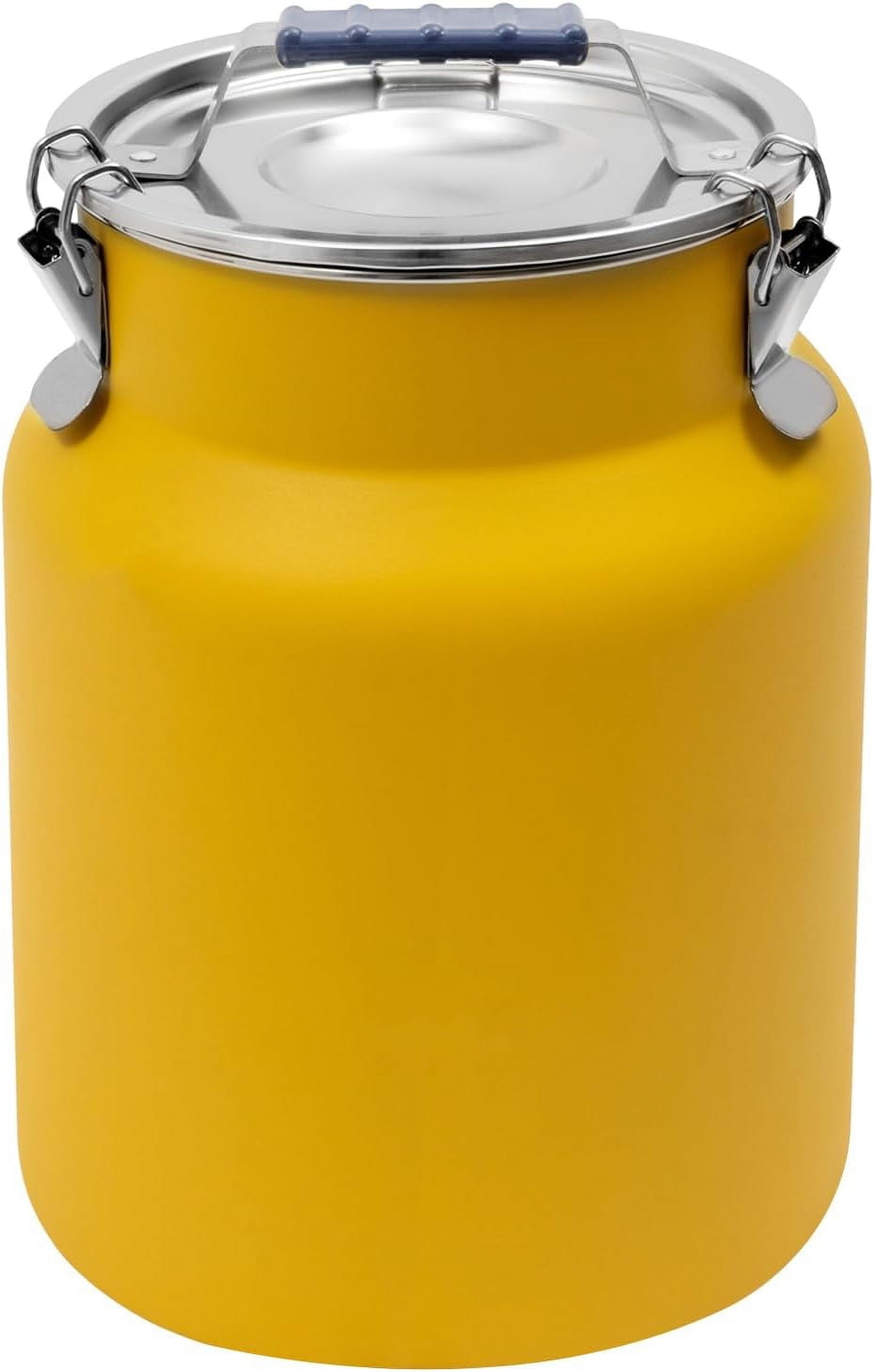 Stainless Steel Airtight Canister, 12L/3.17gal Rice Cereal Grain ...