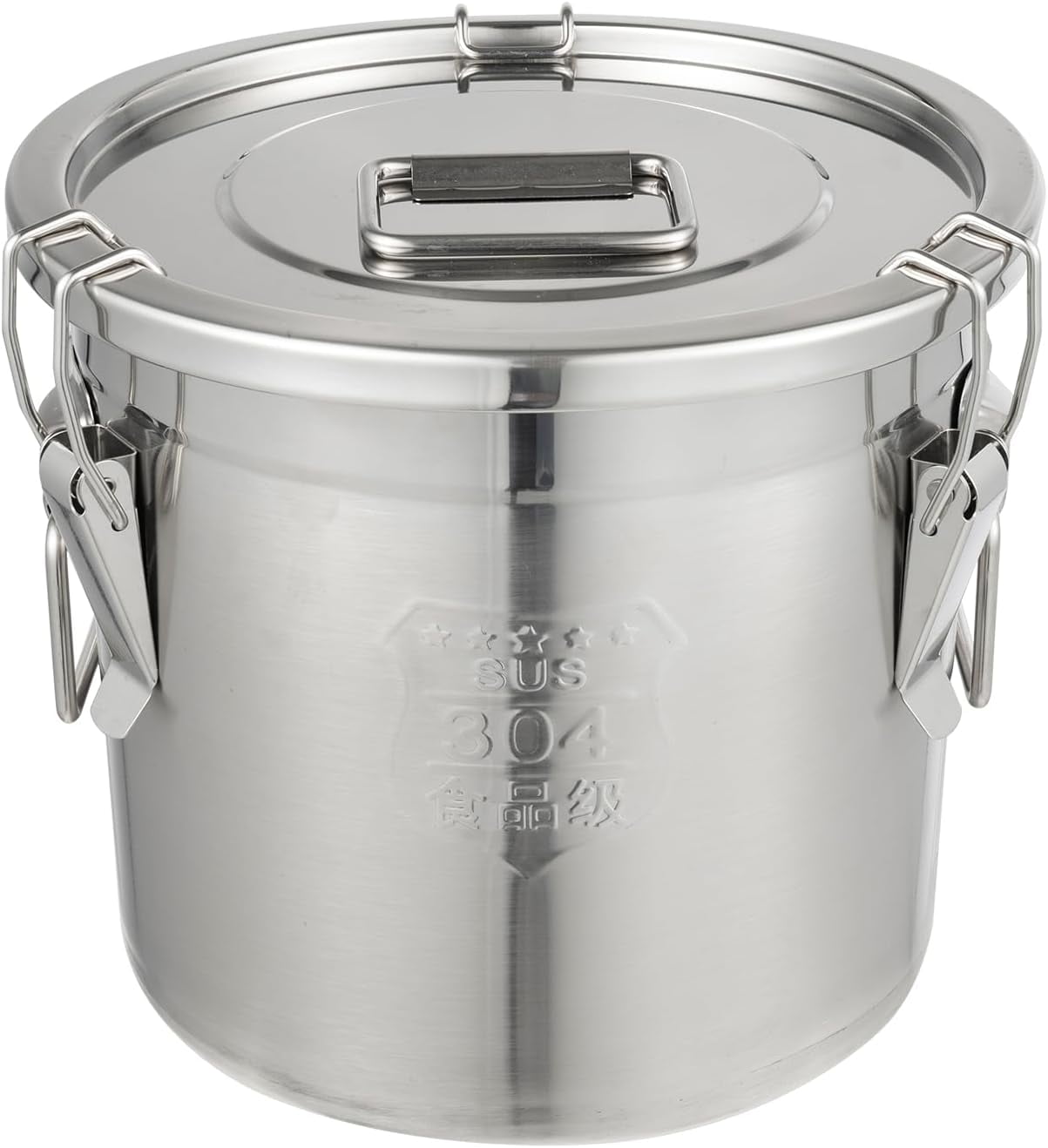 Stainless Steel Airtight Canister, 3.2Gal Canisters Container with Lids ...