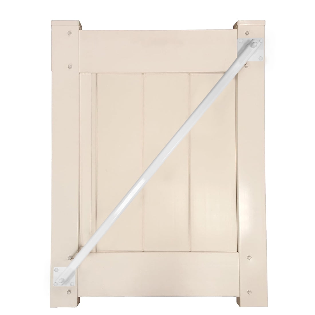 Stainless Steel & Aluminum Slick Gate Brace | for Vinyl/PVC Fences ...