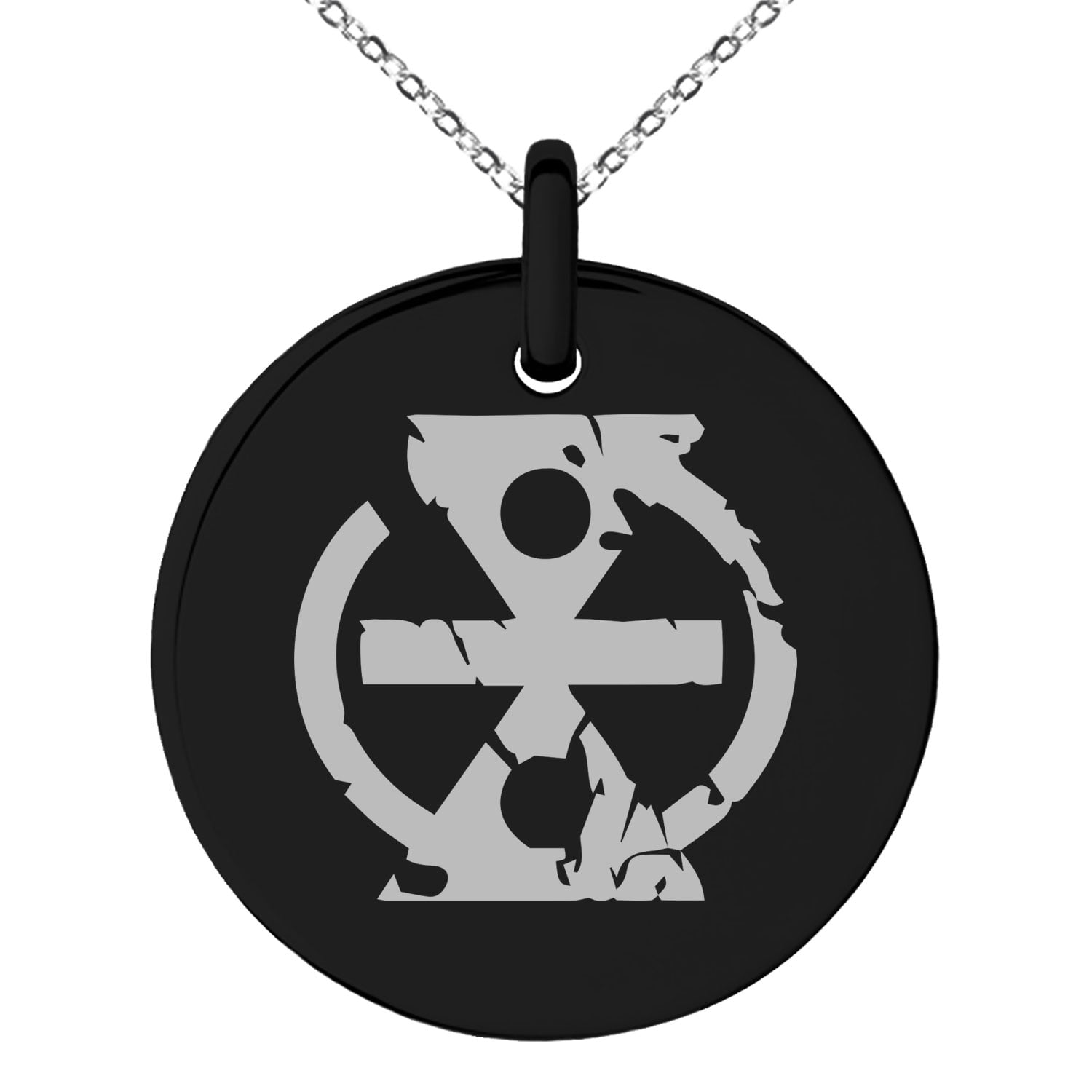 Tioneer Stainless Steel Ancient Tribal Change Rune Engraved Small ...