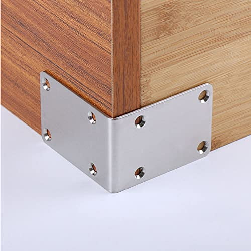 Stainless Steel Angle Bracket Reverse Hole External Wrap Heavy Duty ...