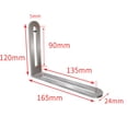 Stainless Steel Angle Corner Brackets Fasteners Corner Stand Supporting ...