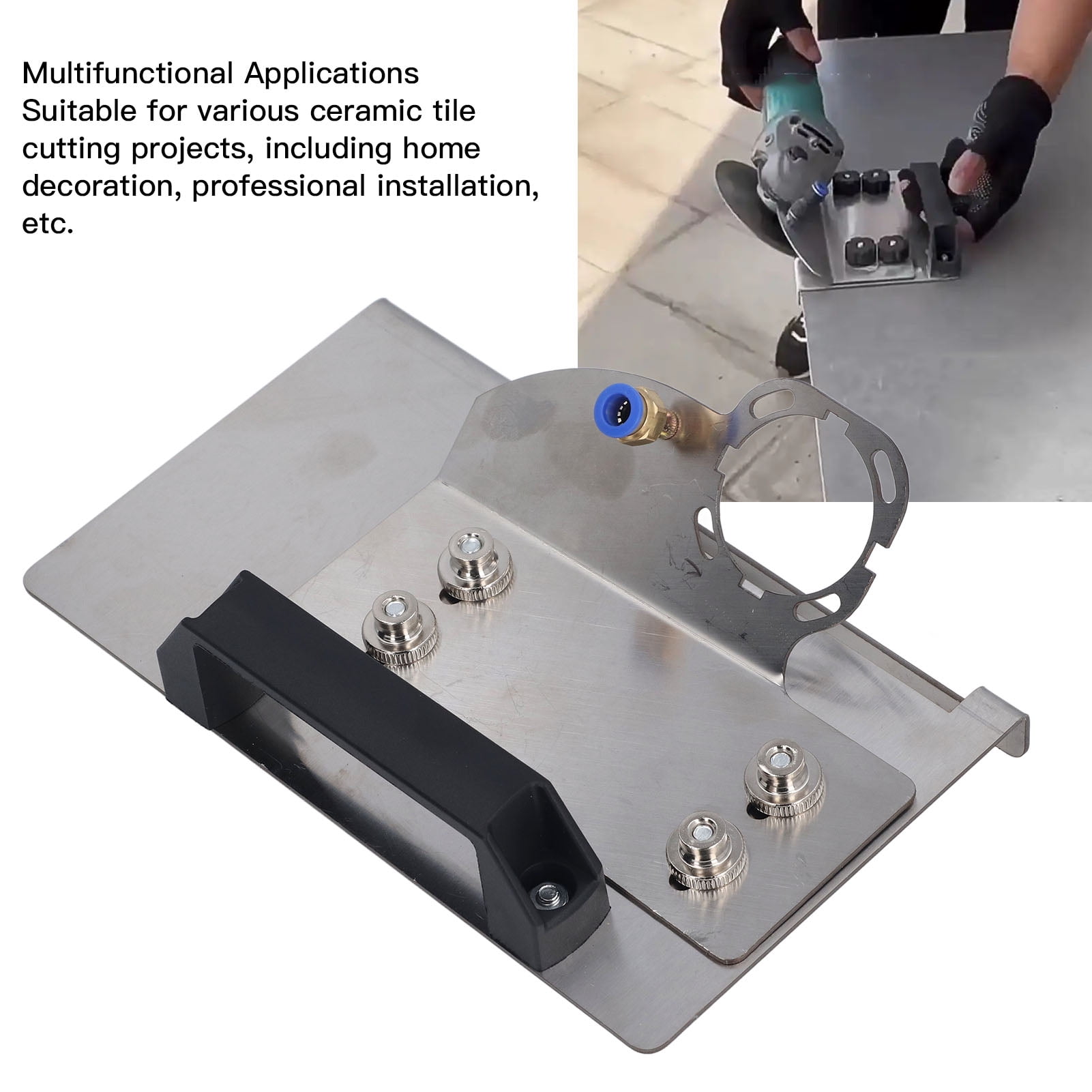 Stainless Steel Angle Grinder Holder, Precise 45 Degrees Celsius Hamfer ...