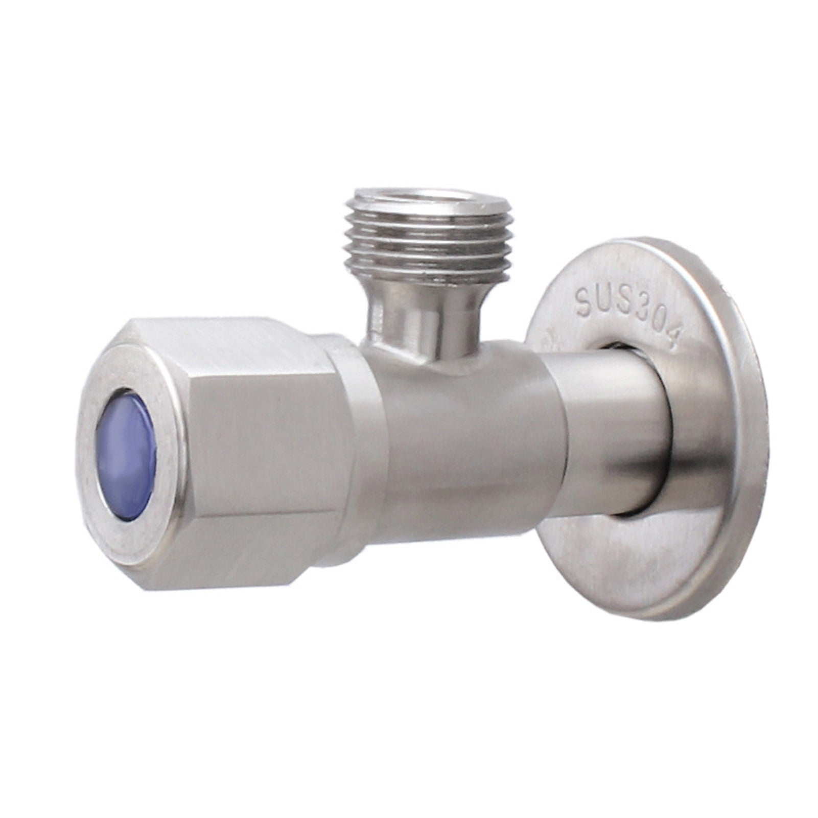 Stainless Steel Angle Valves G1/2 Bathroom Faucets Sprinklers Toilet ...