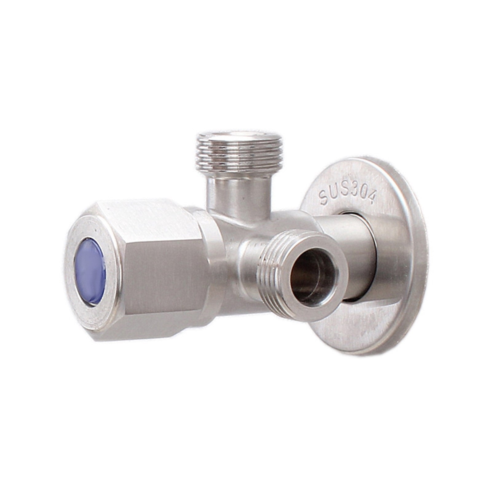 Stainless Steel Angle Valves G1/2 Bathroom Faucets Sprinklers Toilet ...