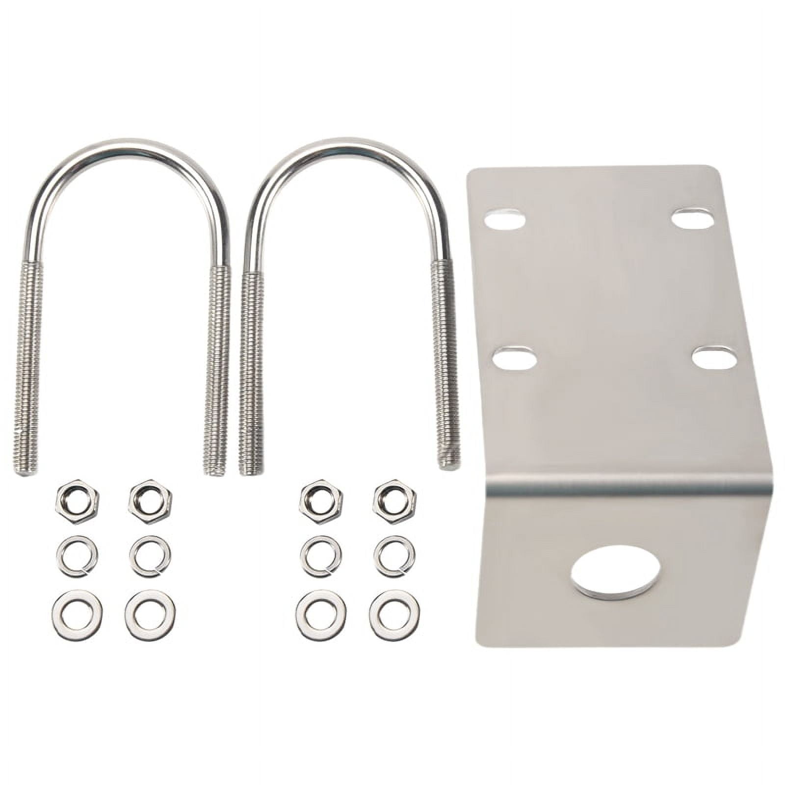 Stainless Steel Antenna Mount Bracket With U Style Bolts For Ham Uhf