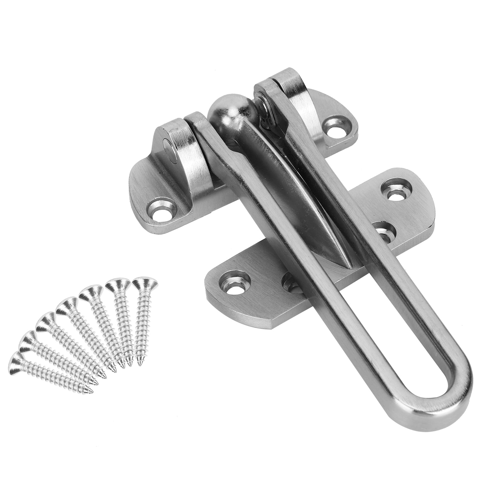 Stainless Steel Anti-Theft Lock Buckle Security Guard Door Safety Latch ...