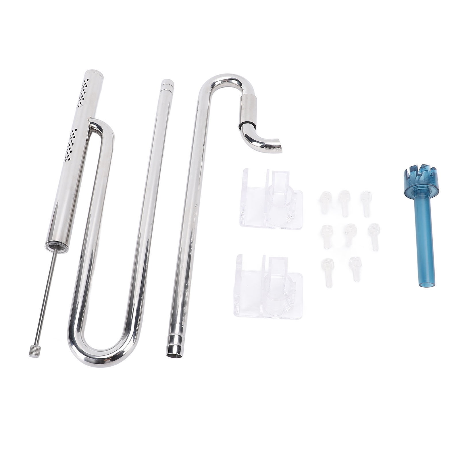 Stainless Steel Aquarium Pipe Set, 360 Rotation For Oil Film Removal ...