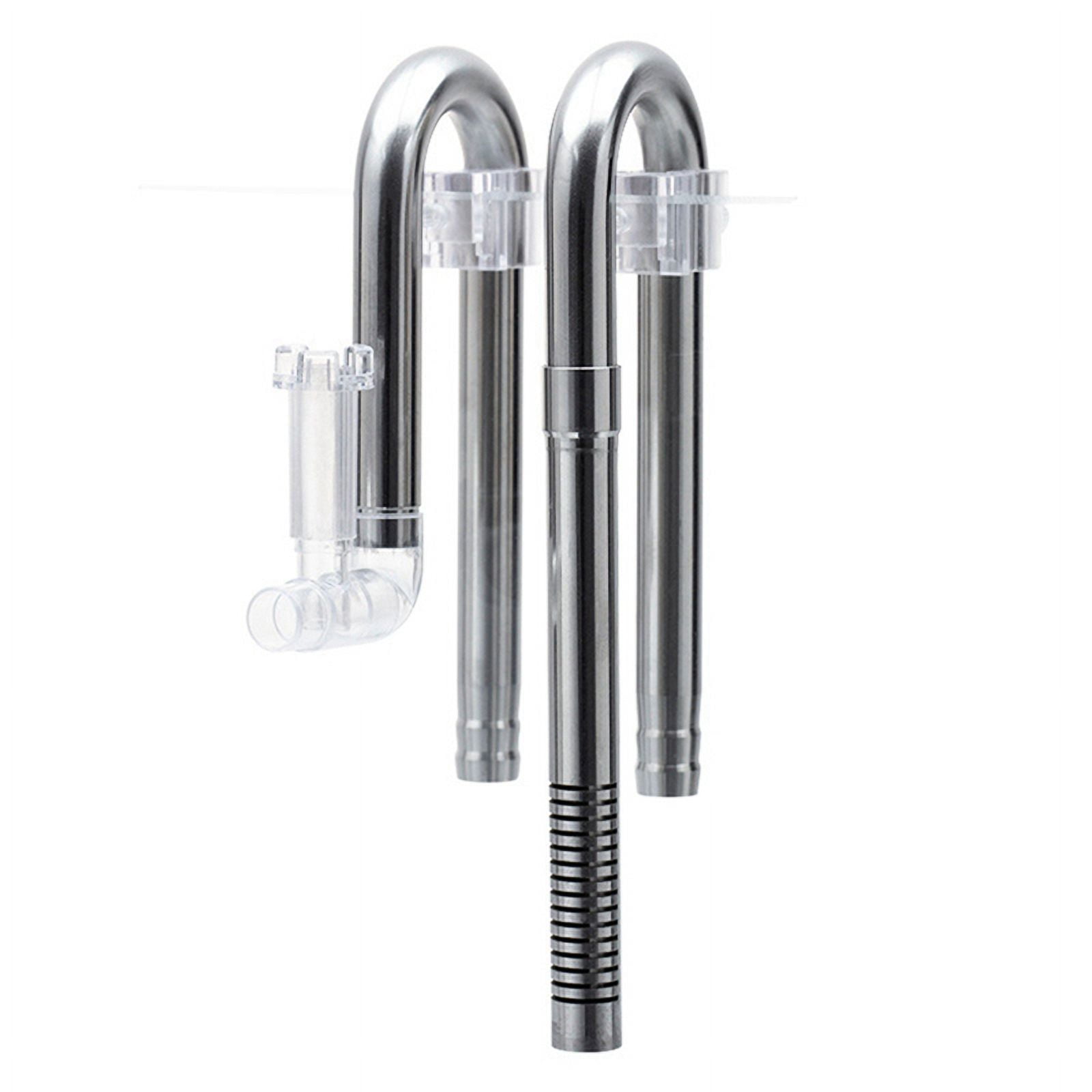 Stainless Steel Aquarium Water Inlet Skimmer Waterweed Pipe Shrimp Hose ...
