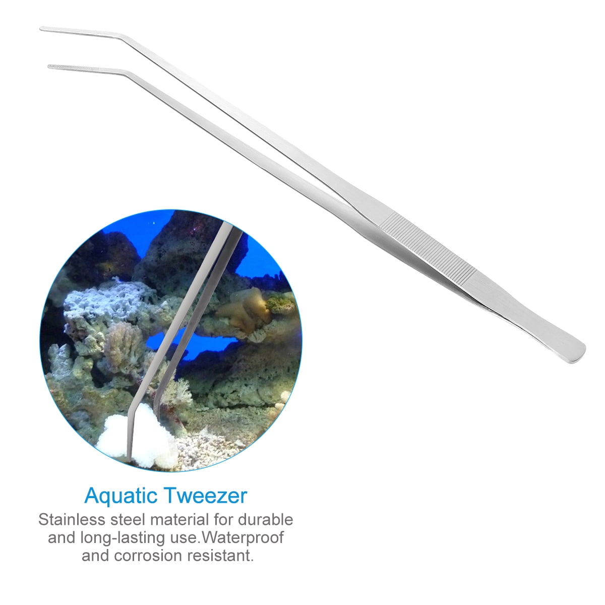 Stainless Steel Aquatic Plants Fish Tank Tools Equipment for Aquarium ...