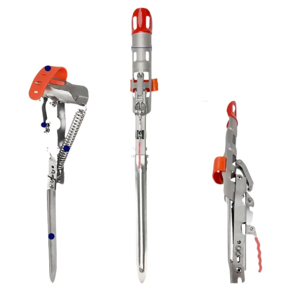 Stainless Steel Automatic Fishing Rod Holder - Spring Loaded Hook ...