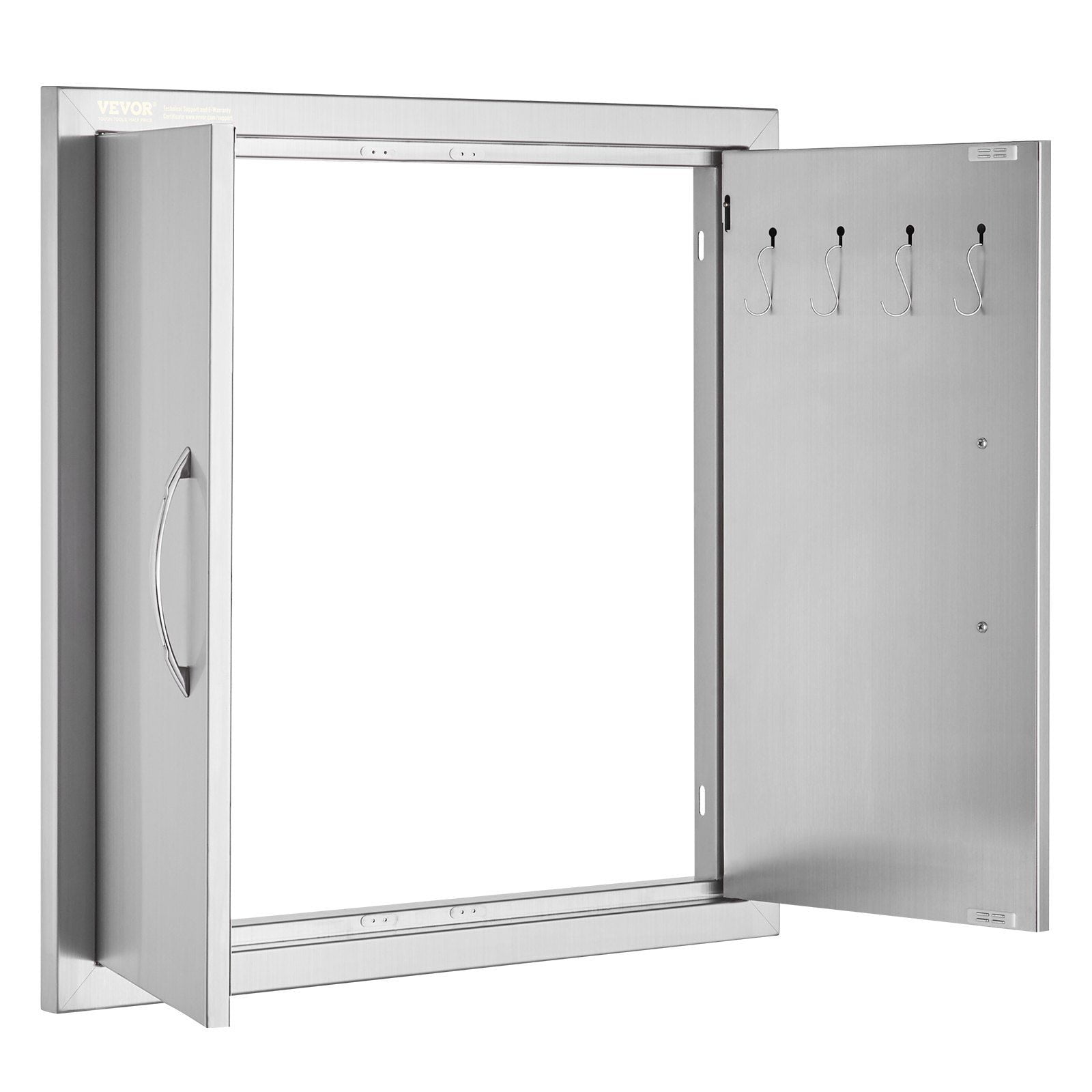 Stainless Steel BBQ Access Door, 24x24 Inch Double Vertical Flush Mount ...