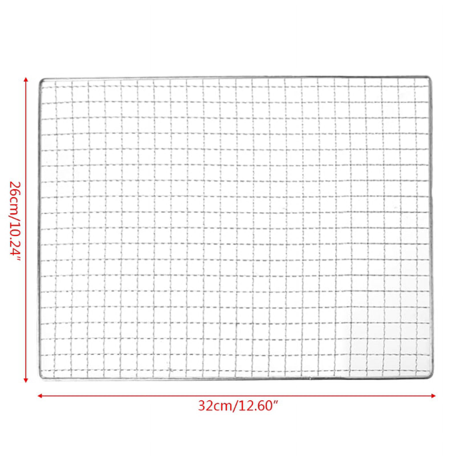 Stainless Steel BBQ Barbecue Grill Grilling Mesh Wire Net Outdoor ...