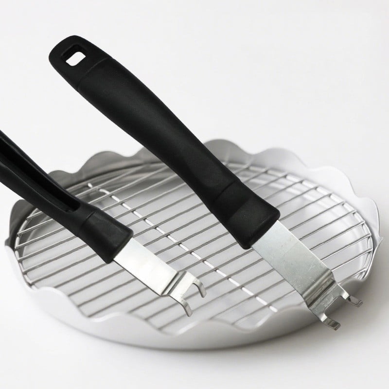 Stainless Steel BBQ Pry Bar | Outdoor Barbecue Lifting Tool with ...