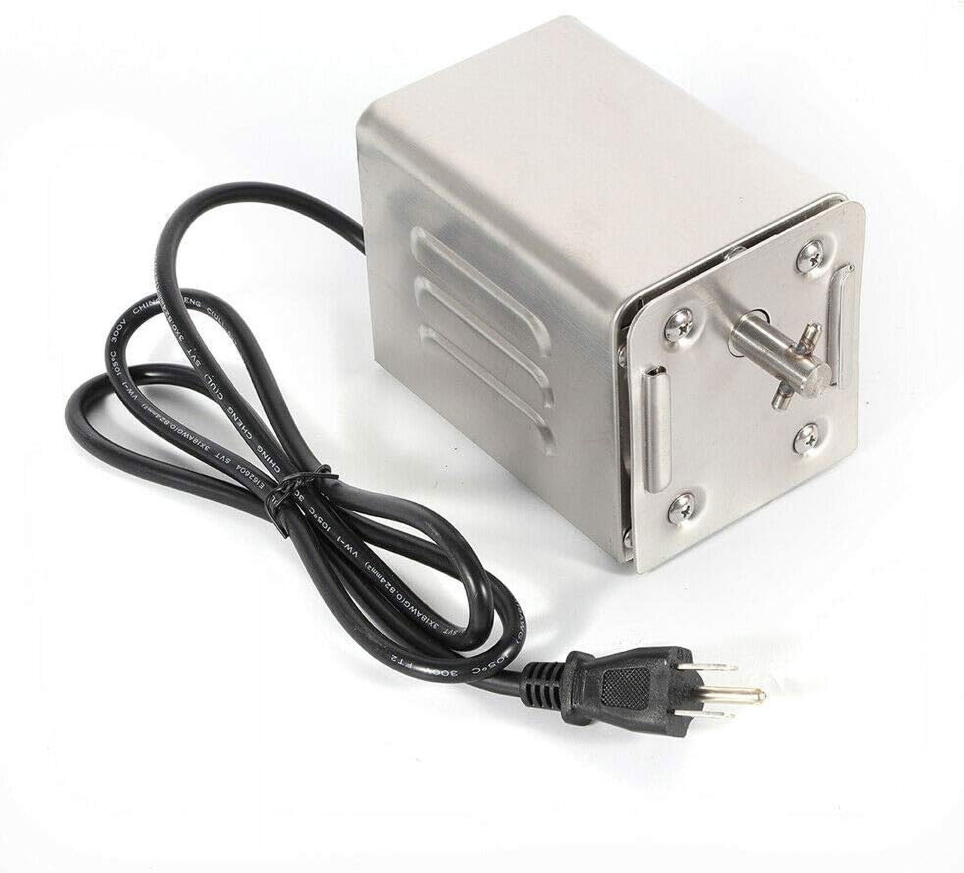 Stainless Steel BBQ Rotisserie Spit Motor Barbecue Grill Rotisserie ...