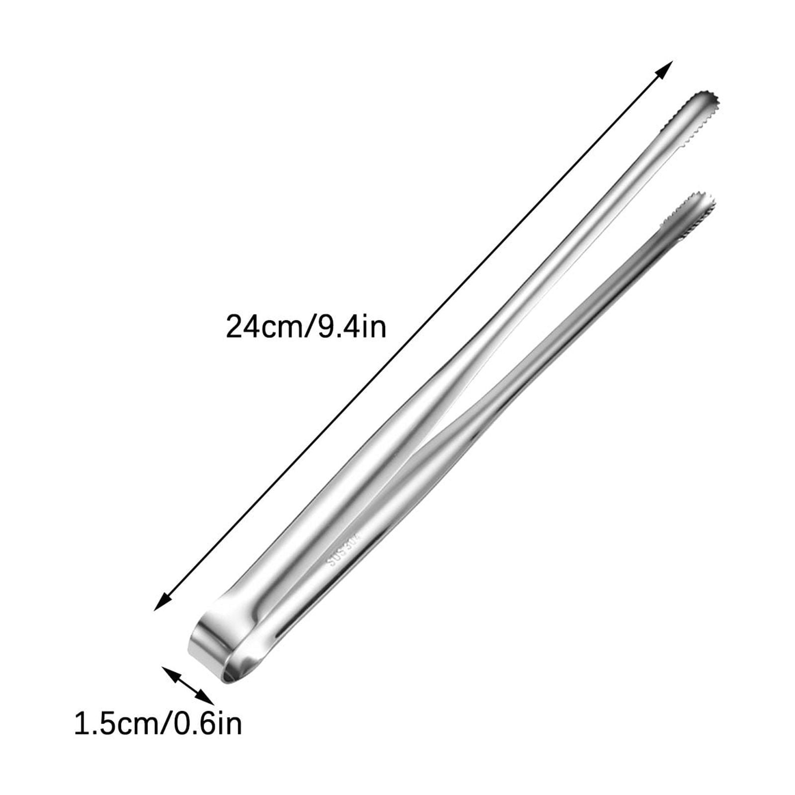 Stainless Steel BBQ Sausage Tongs - 3-Piece Rotating Meat Turner Set ...