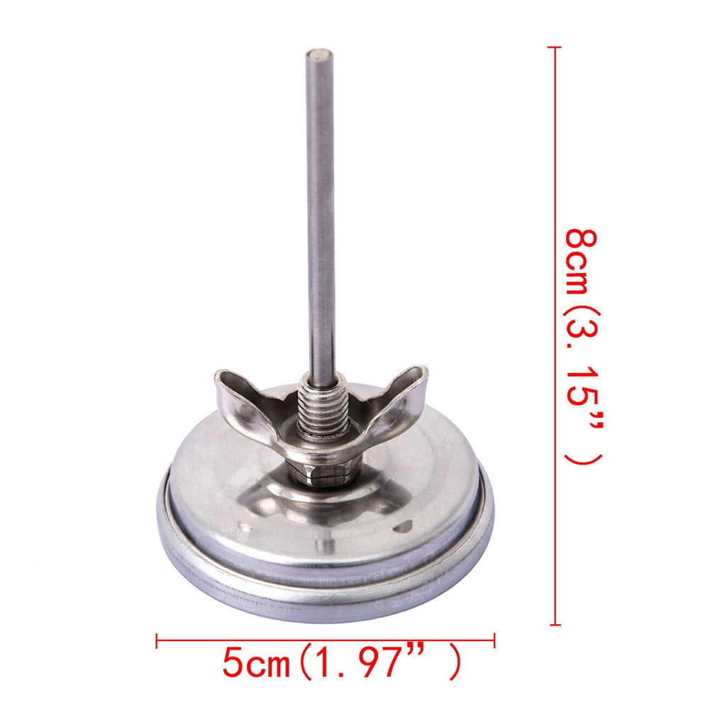 Stainless Steel BBQ Thermometer Grill Temperature Gauge Thermometer ...