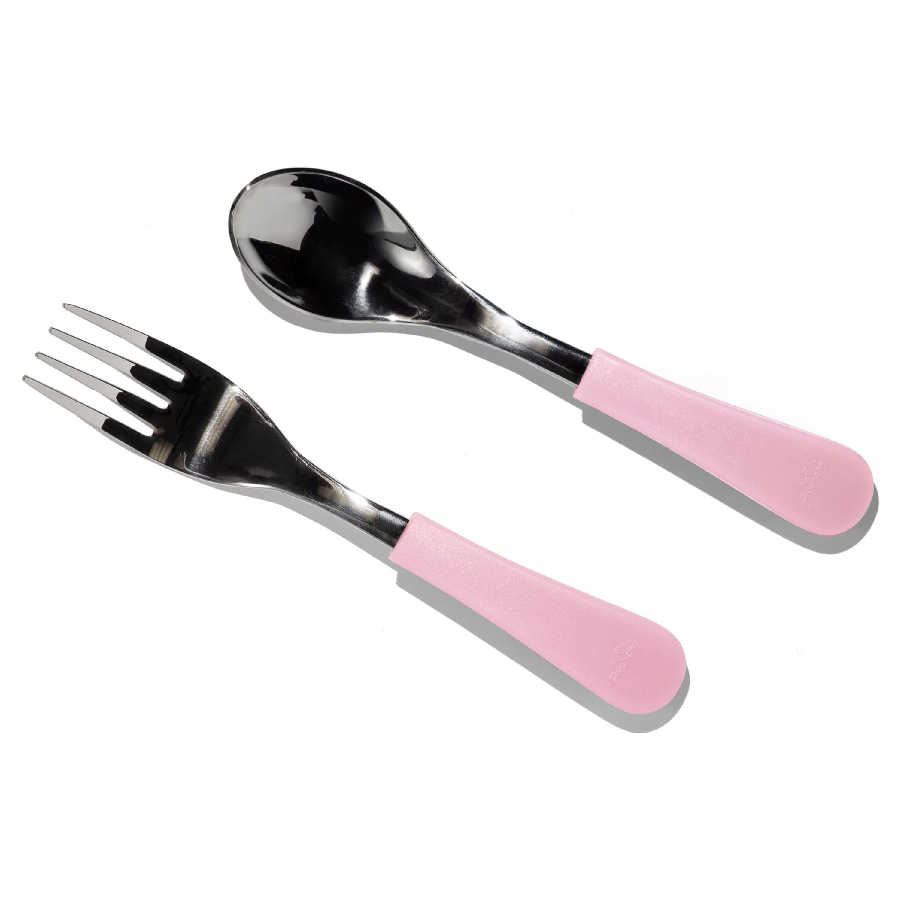 Stainless Steel Training Forks - Baby Led Weaning Fork - BLW 6 months ...