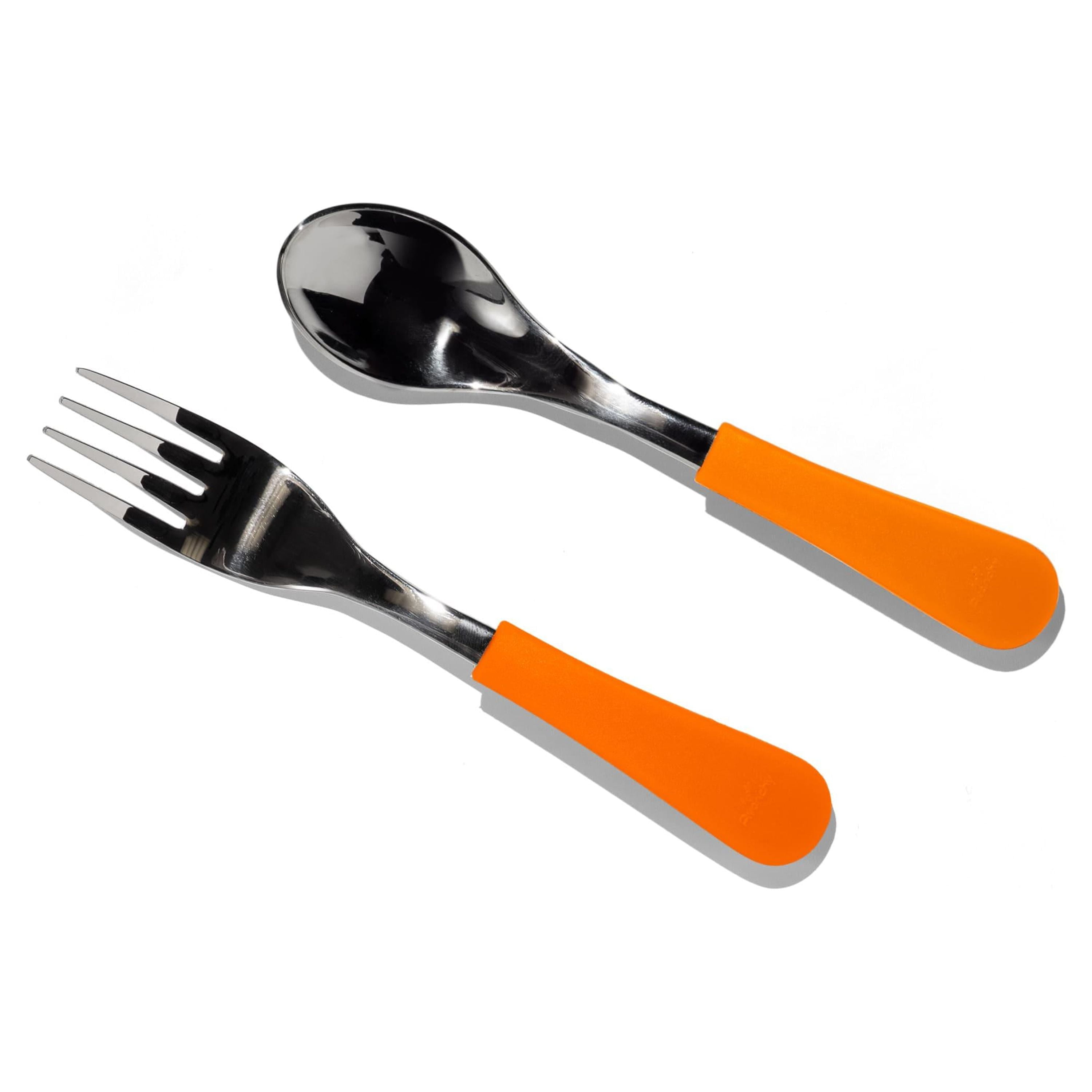 Stainless Steel Training Forks - Baby Led Weaning Fork - BLW 6 months ...