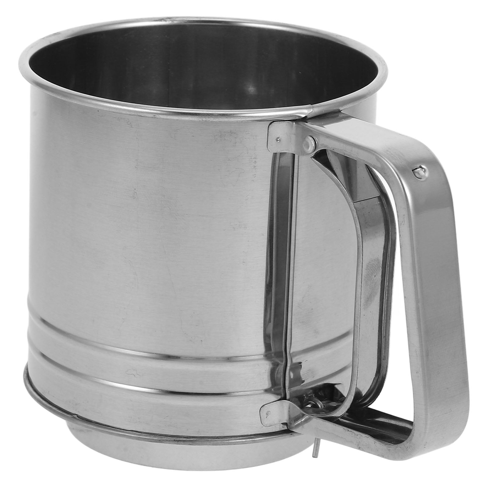 Stainless Steel Baking Sieve 2.5 Cup Mesh Flour Sifter Fine Mesh Food ...