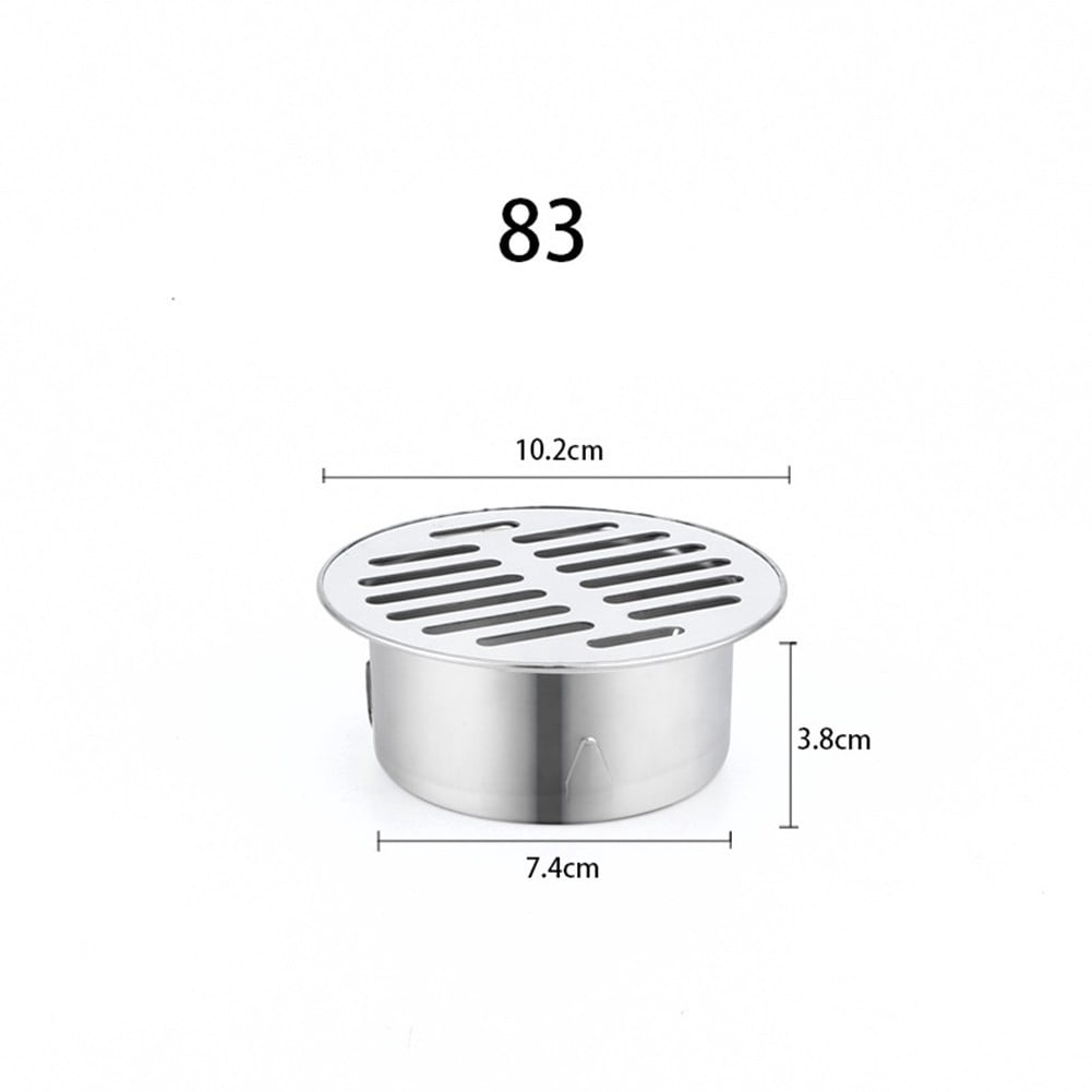 Stainless Steel Balcony Drainage Roof Round Floor Drain Cover Rain Pipe ...