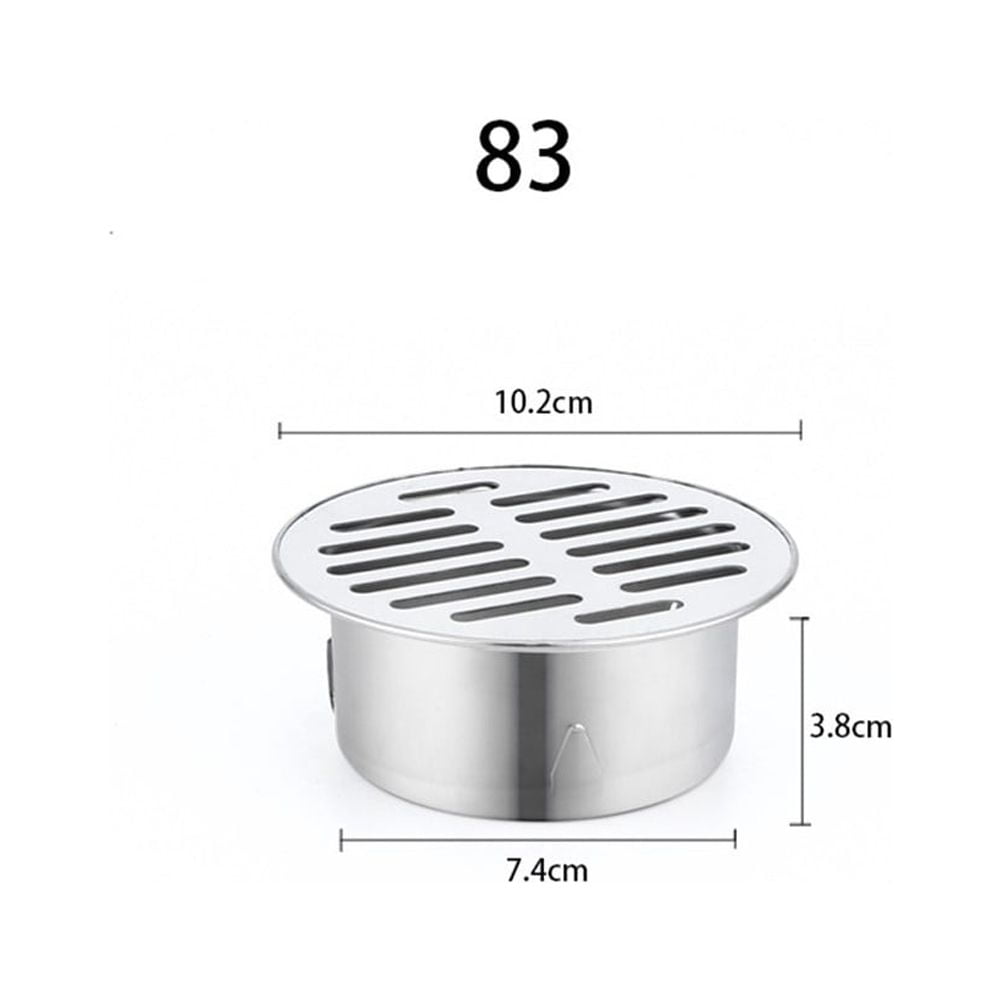 Stainless Steel Balcony Drainage Roof Round Floor Drain Cover Rain Pipe ...