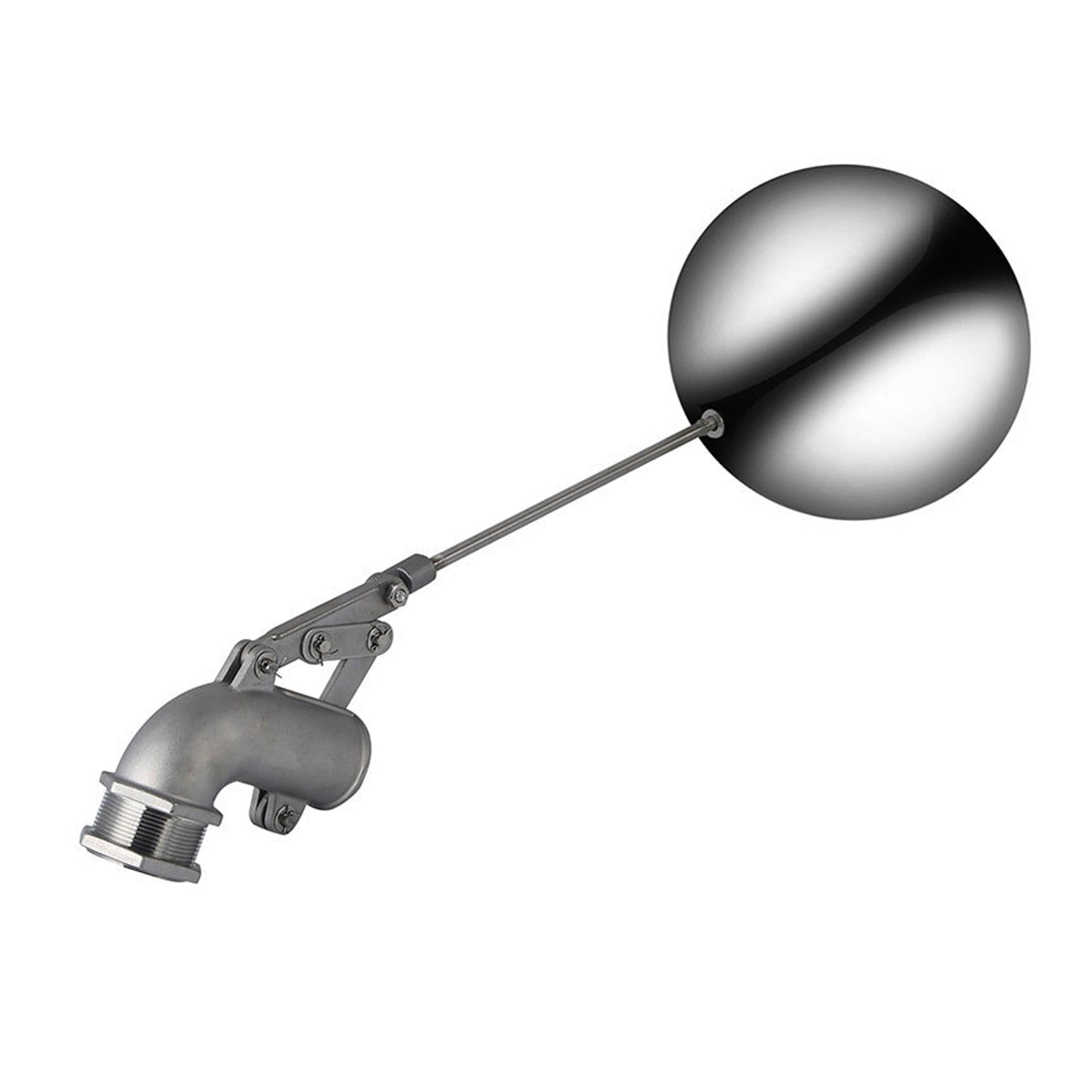 Stainless Steel Ball Float Valve Water Ball Cock Tank Liquid Level ...