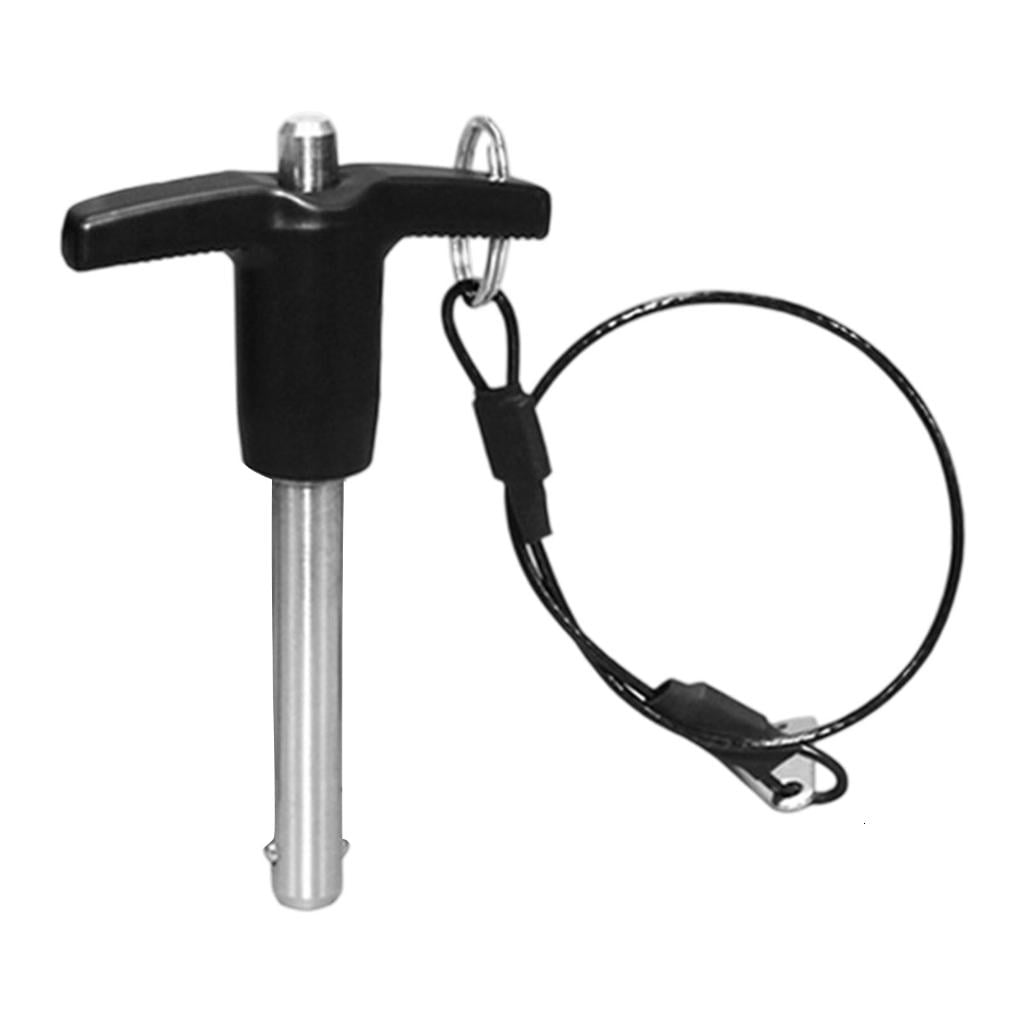 Stainless Steel Ball Locking Pin with Lanyard Cable Quick Insertion Pin ...