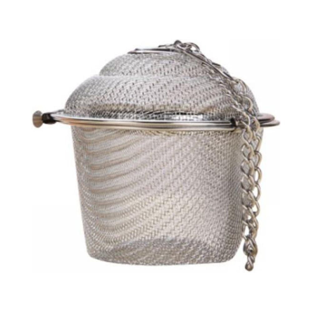 Stainless Steel Ball Strainer Filter Mesh Cooking Infuser Tea Juice ...