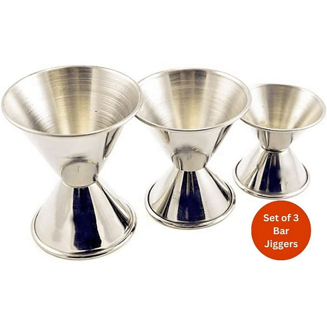 Stainless Steel Bar Jigger Cocktail Bartender Drink Mixing Measuring ...