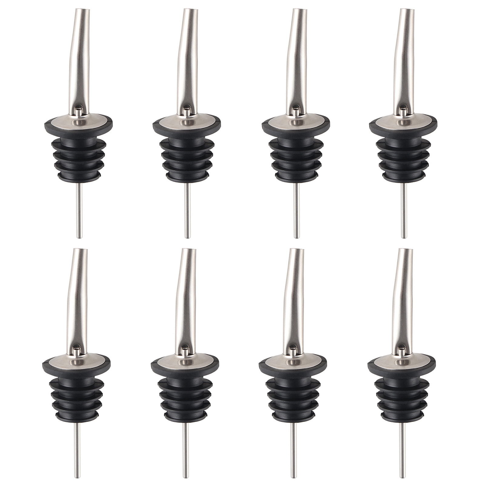 Stainless Steel Bar Pourers Tapered Spout Vinegar Speed Pourers Oil ...