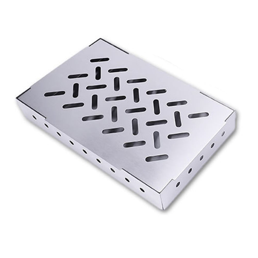Stainless Steel Barbecue Box Outdoor Cold Smoke Box Barbecue Tools ...