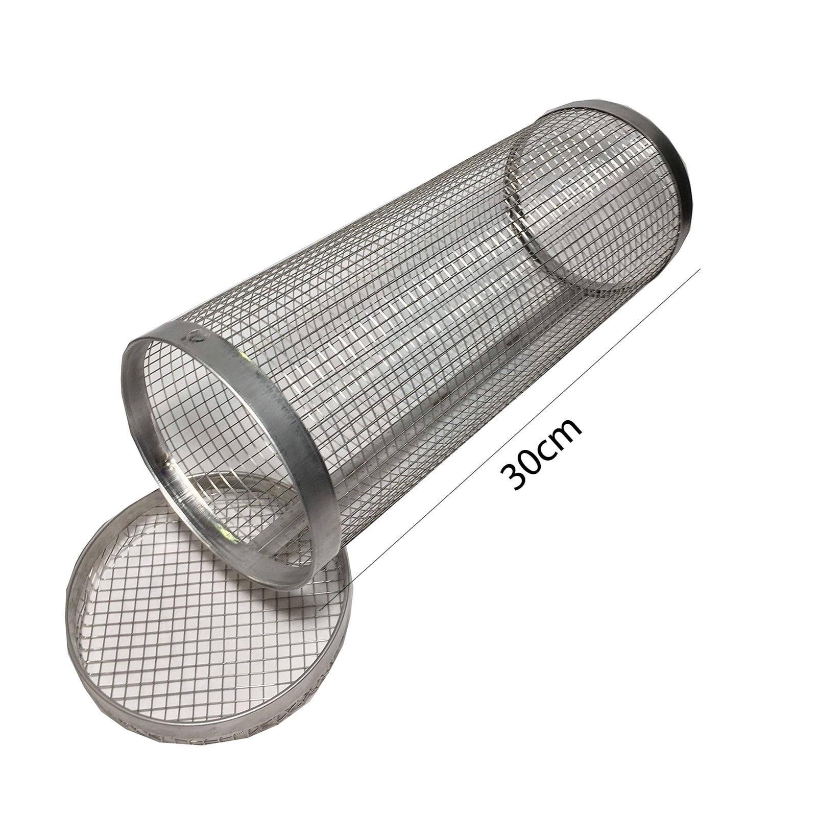 Stainless Steel Barbecue Cooking Grill Grate Outdoor Camping BBQ Drum ...