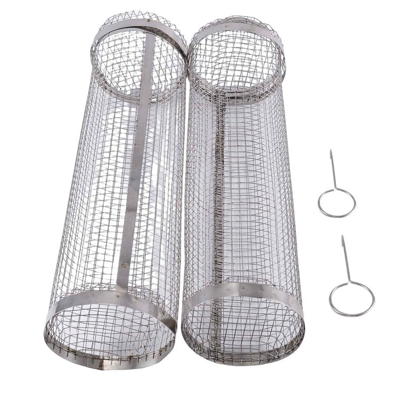 Stainless Steel Barbecue Cooking Rack Grate Outdoor Round BBQ Campfire ...