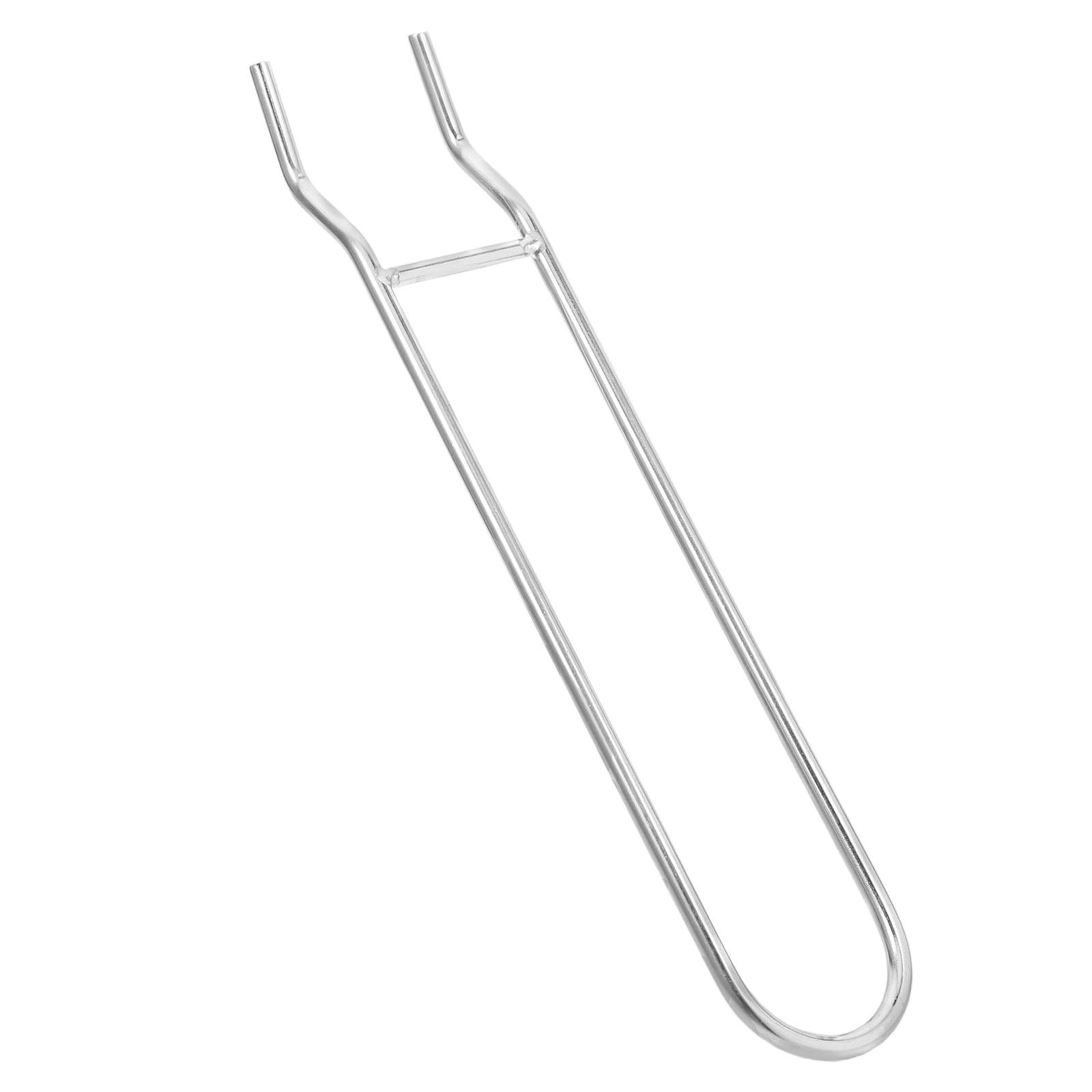 GAXIRE Grill Grate Lifter Gripper Grilling Supports Silver 1Set 7.7x1 ...