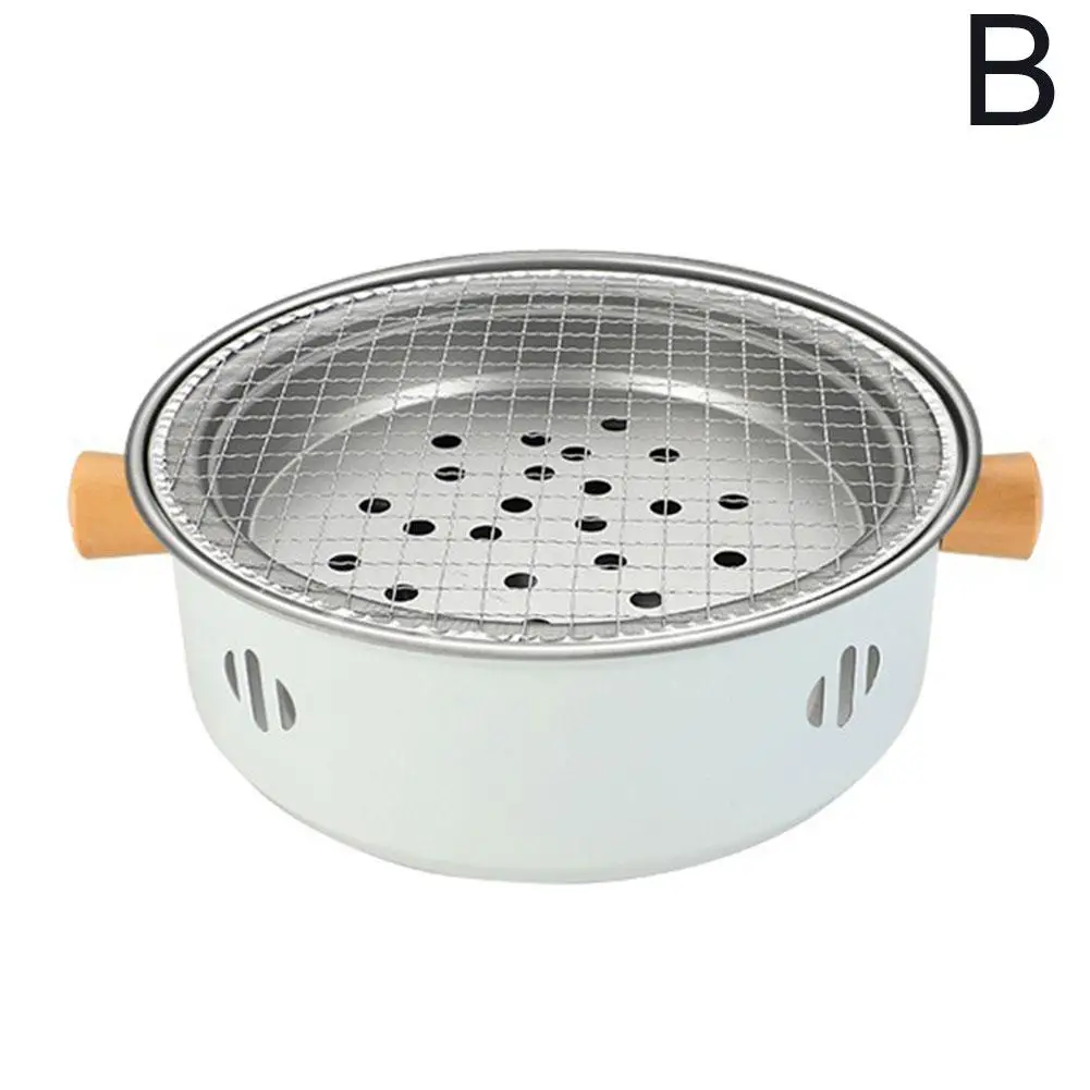Stainless Steel Barbecue Grill Korean Charcoal Stove Split BBQ Stove ...