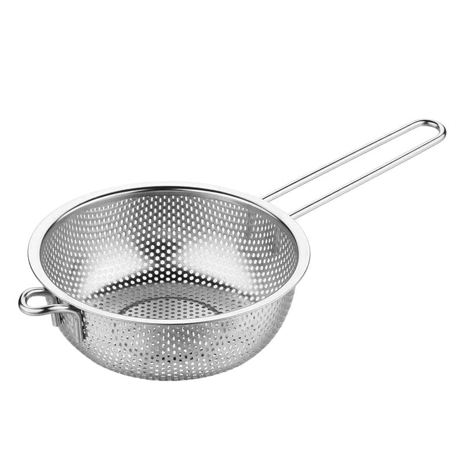 Stainless Steel Basin Colander with Handle Kitchen Strainer, Resting ...