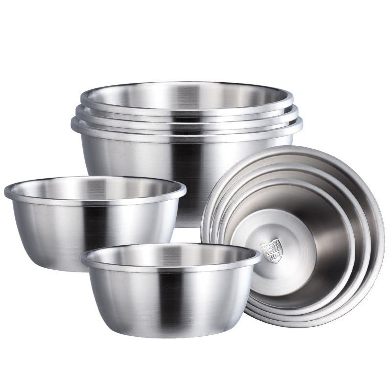 Stainless Steel Basin Thickened Bucket Baking Deepened Eggs Beating ...