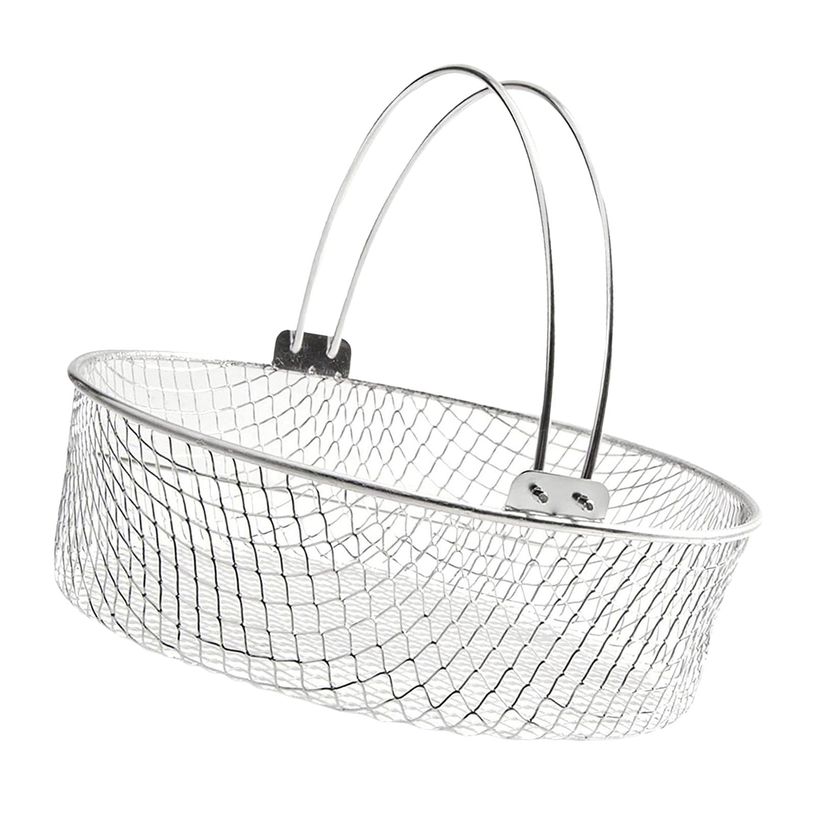 Stainless Steel Basket with Handle Removable Tools Colander Insert Deep ...