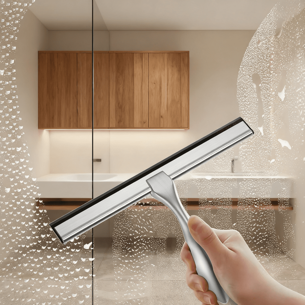 Stainless Steel Bath Squeegee for Shower – Ideal for Glass Doors ...