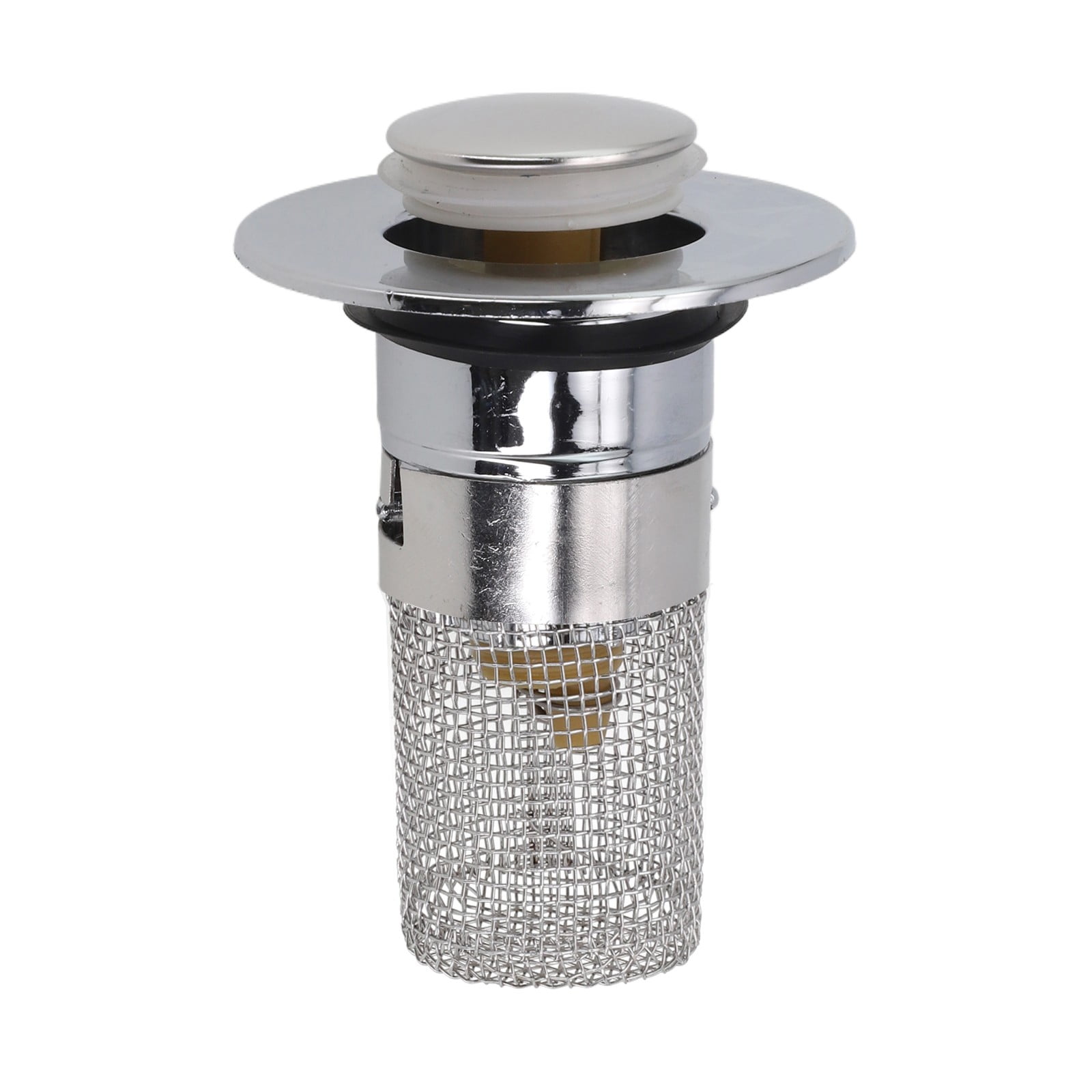 Stainless Steel Bathroom Sink Stopper with Anti-Clogging Filter and ...