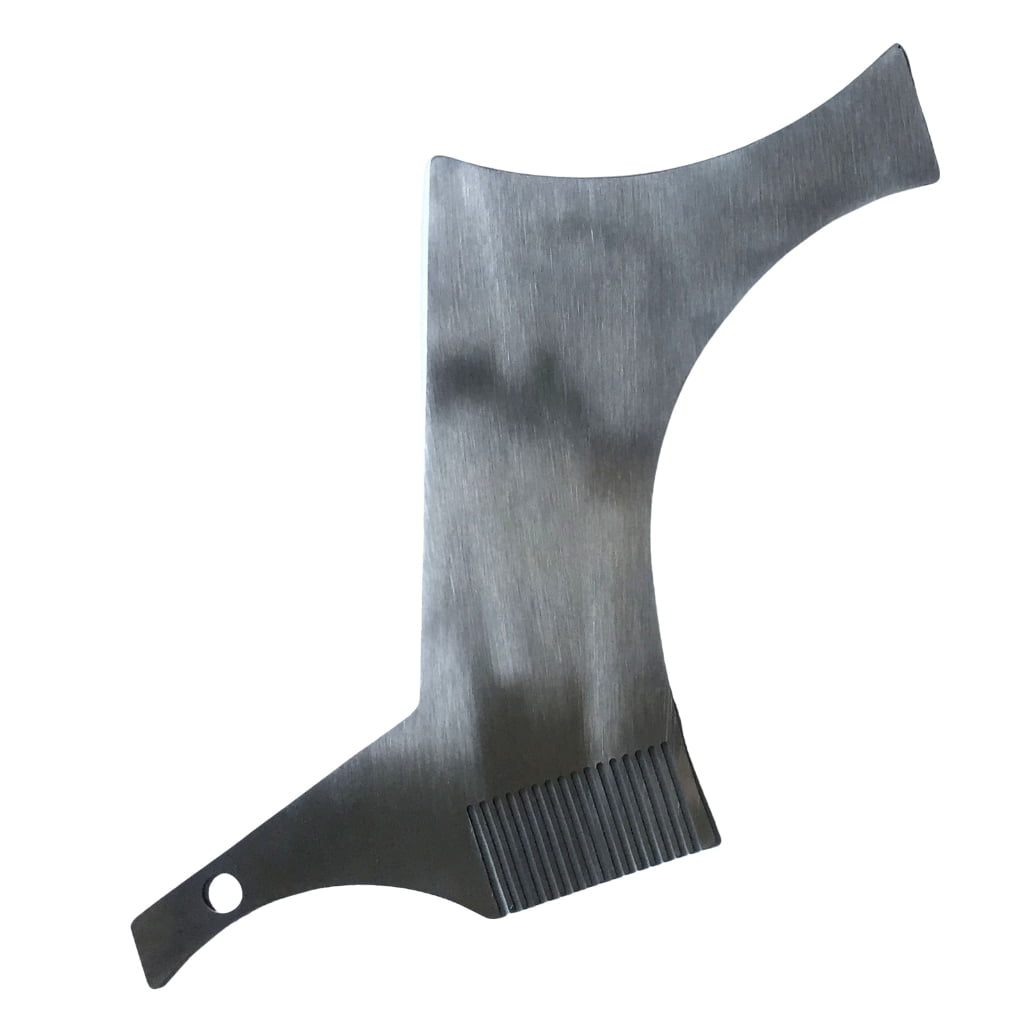 Stainless Steel Beard Shaping Template Shower Beard Shaving Shaping ...