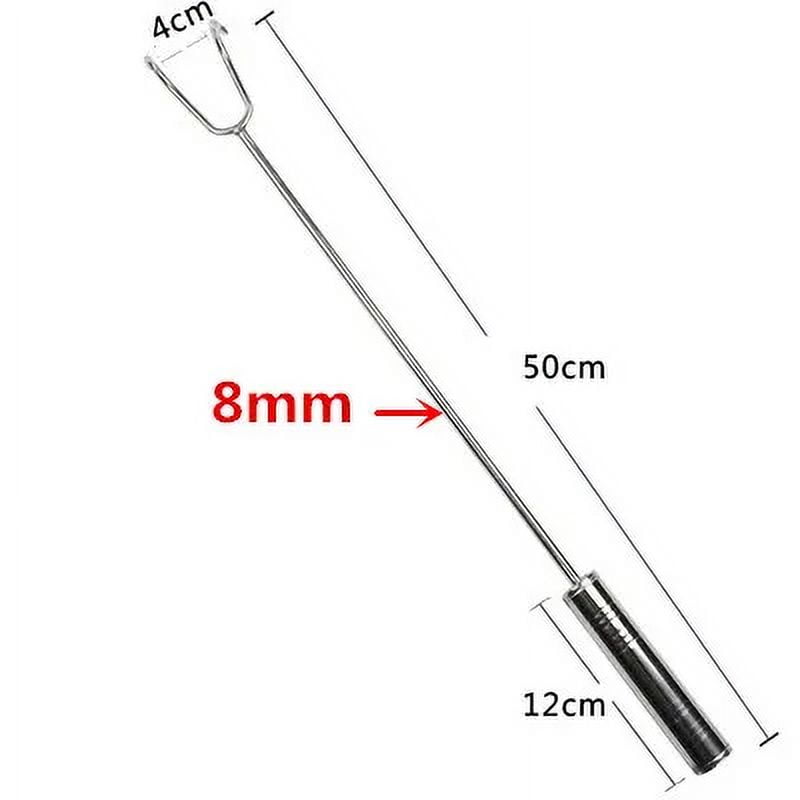 Stainless Steel Beef Meat Hooks Long Handle Roast Duck Bacon Shop Hook ...