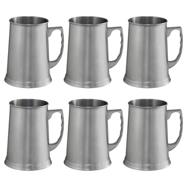 ARC Glass Beer Mugs 25 oz. Set of 6, Bulk Pack - Barware, Great for ...
