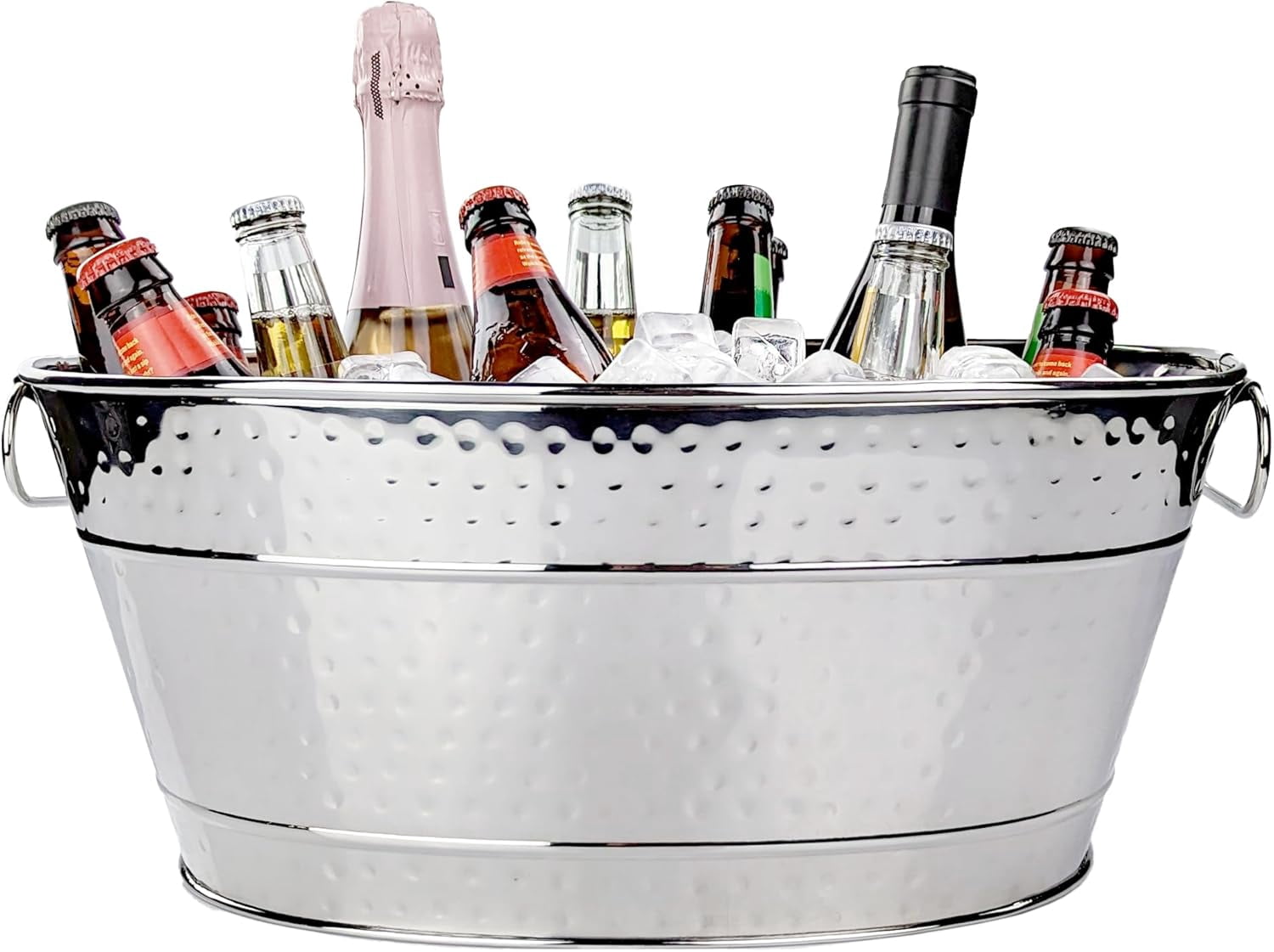 Stainless Steel Bevera Tub, 15 Quarts (4 Gallon), Rust-Proof, Oval ...